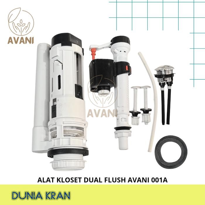 Jual ALAT KLOSET DUDUK TOTO SPARE PART TANGKI KLOSET DUDUK DUAL FLUSH ...