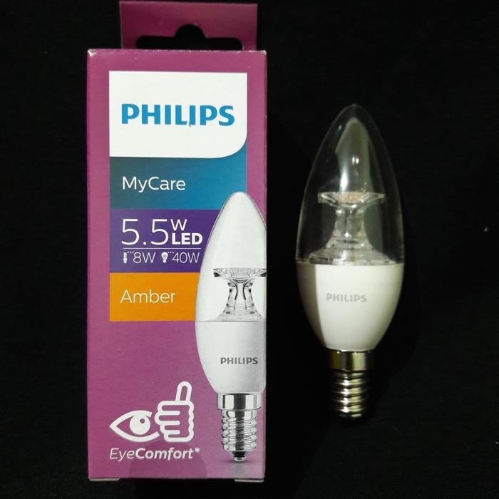 Jual PREMIUM Lampu Led Candle Philips Fitting E-14 (5,5 Watt) | Shopee ...