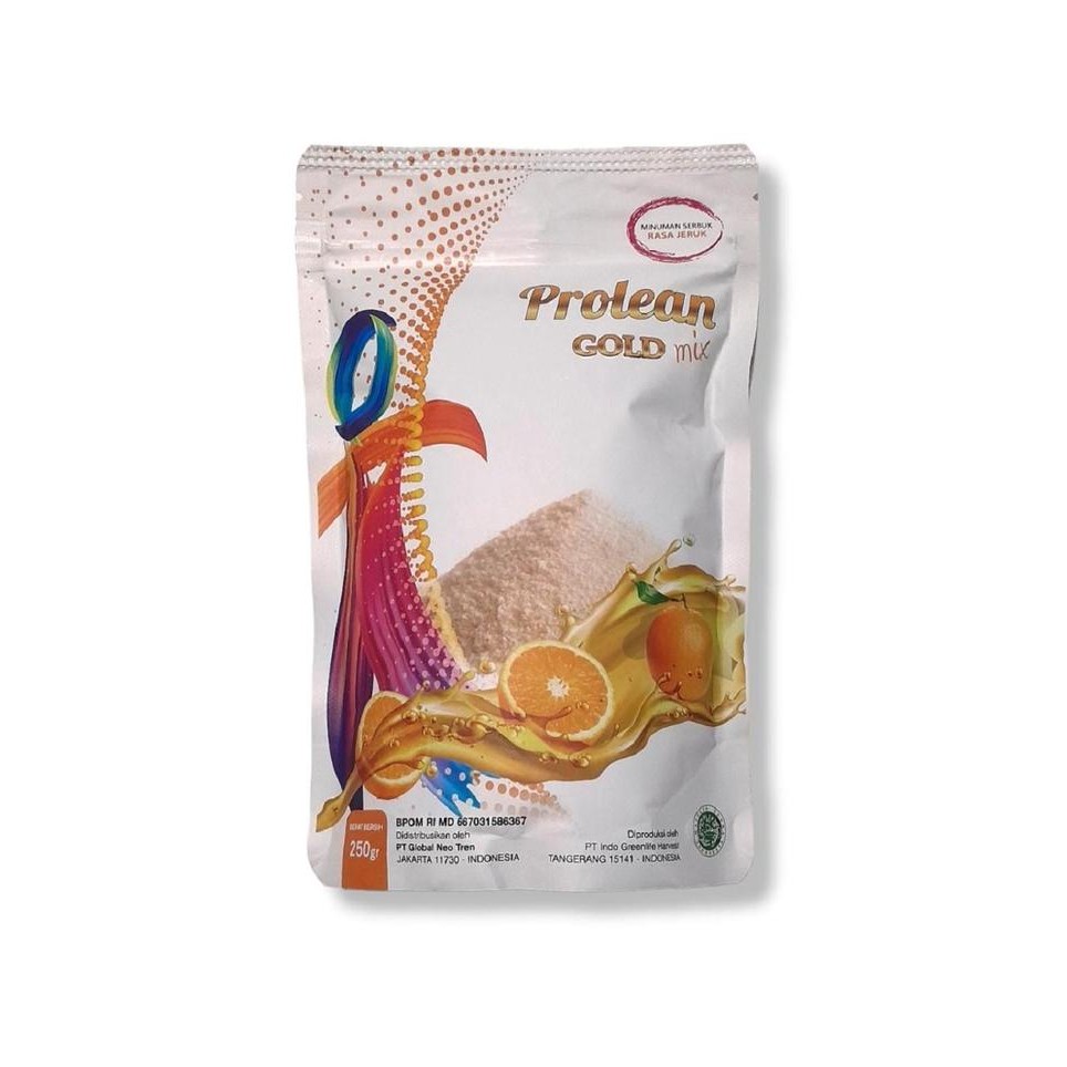 Jual PROLEAN SERAT ALAMI PSYLLIUM HUSK GOLD POWDER VITAMIN C 250 GRAM ...