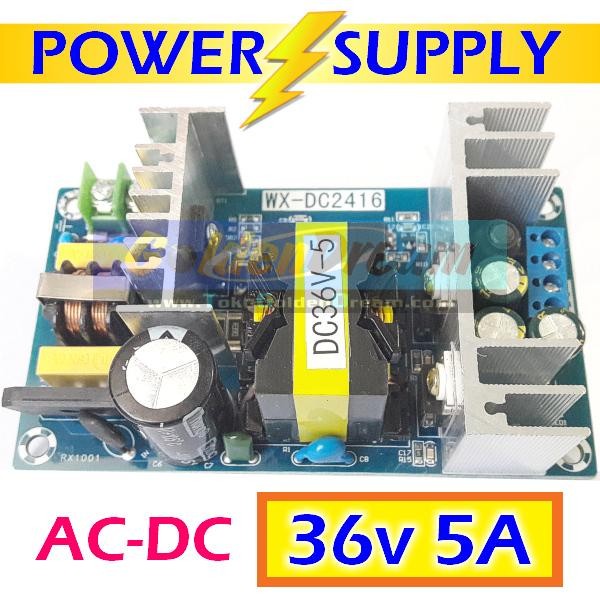 Jual Ready Stock Power Supply 36V 5A Switching Module Ac - Dc Adaptor ...