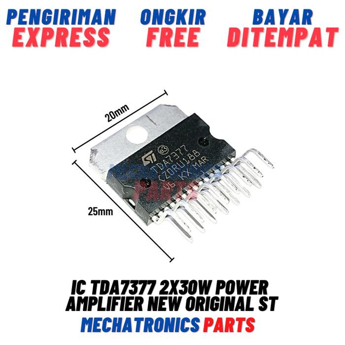 Jual Ic Tda7377 2X30W Power Amplifier New Original St Tda 7377 | Shopee ...