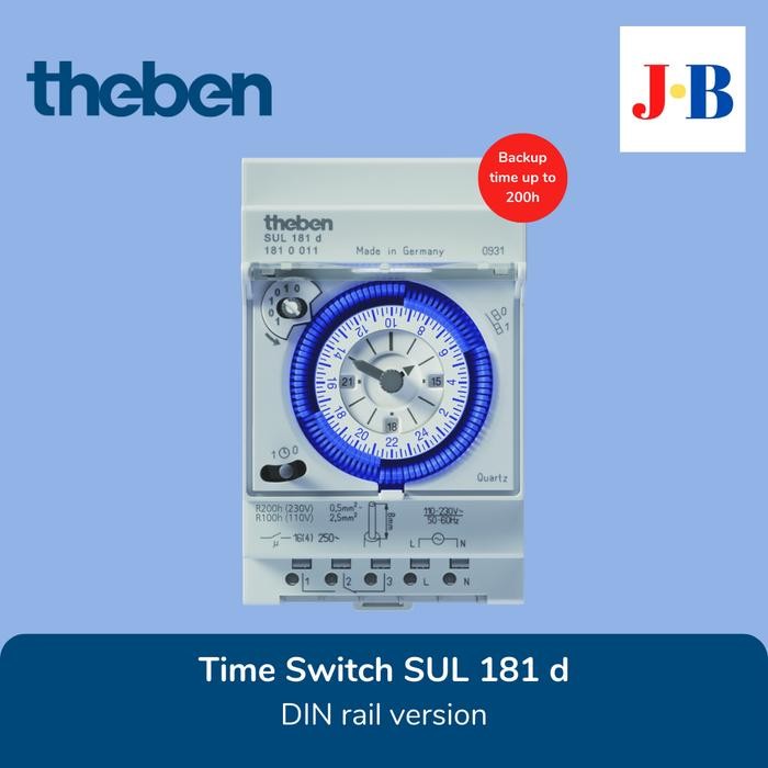 Jual Timer Theben Sul 181 D Din Rail Version | Shopee Indonesia