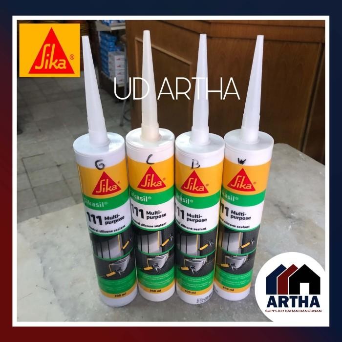 Jual Expert Sika Sikasil 111 Multi Purpose Sealant White Grey Black ...