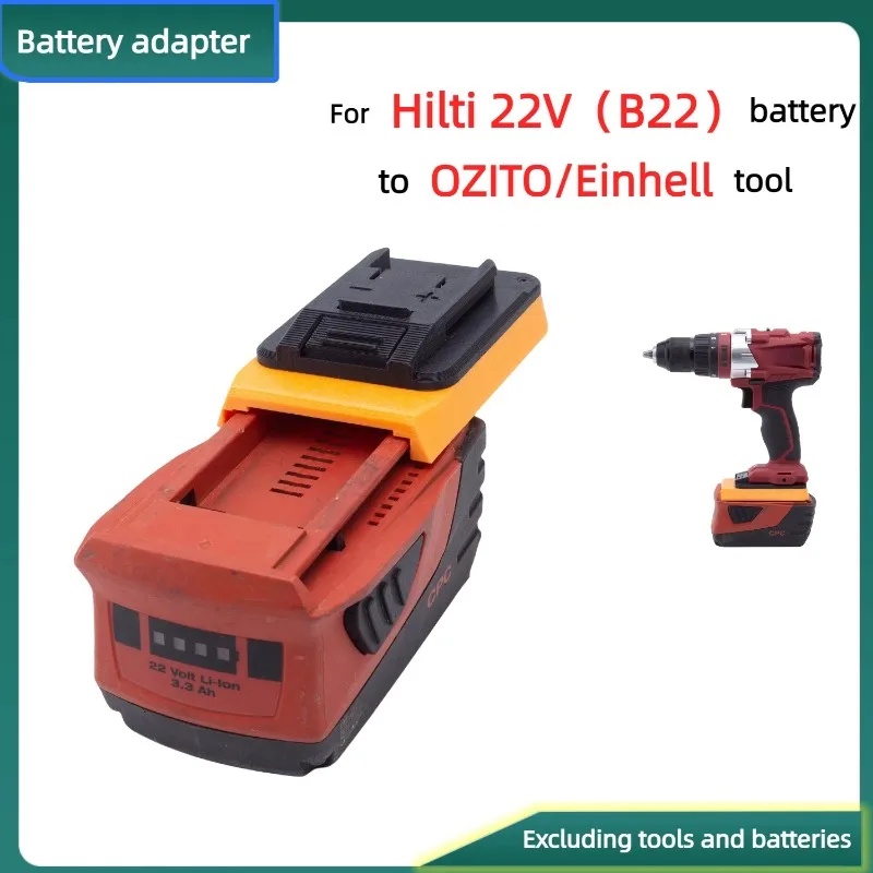 Jual DOSD Hilti 22V (B22) Lithium Battery Converter TO OZITO/Einhell ...
