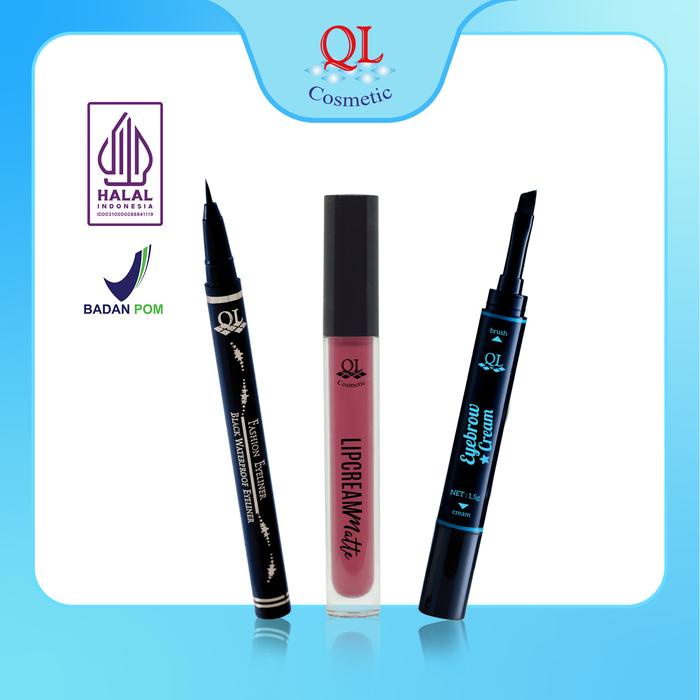 Jual QL Cosmetic - Paket Manis 01 Set Lengkap Kosmetik eyeliner ...