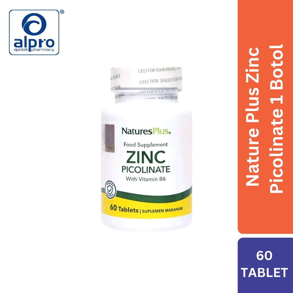 Jual Natures Plus Zinc Picolinate 60S | Shopee Indonesia