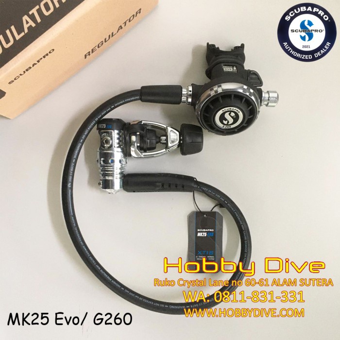 Jual SCUBAPRO MK25 Evo G260 Regulator Scuba Diving Alat Selam | Shopee ...