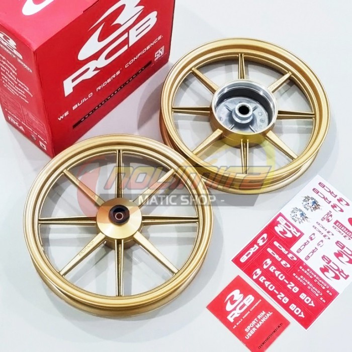 Jual Velg Rcb Racing Boy Sp811 Gold Honda Beat Scoopy Genio Vario 110 ...
