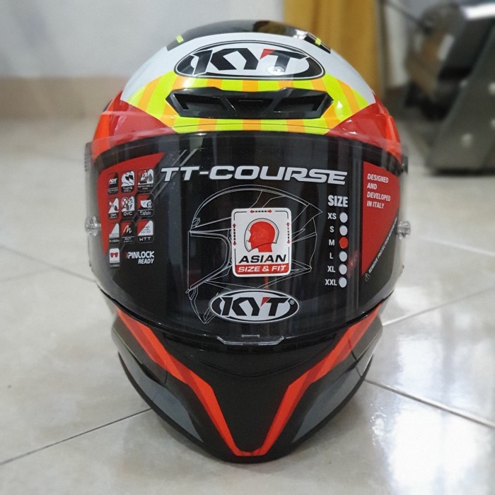 Jual Helm Kyt Tt-Course Flux Jaume Masia | Shopee Indonesia