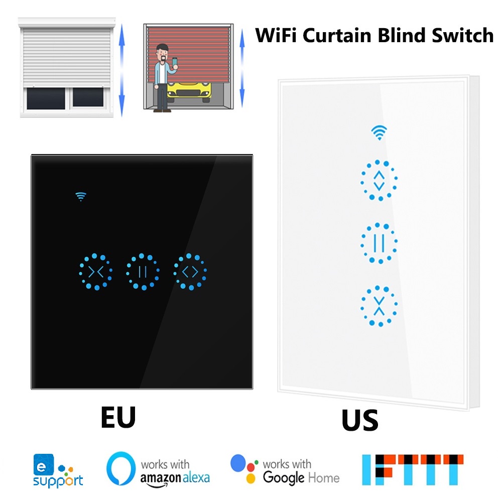 Jual POE eWeLink WiFi Smart Curtain Blind Switch for Roller Shutter ...