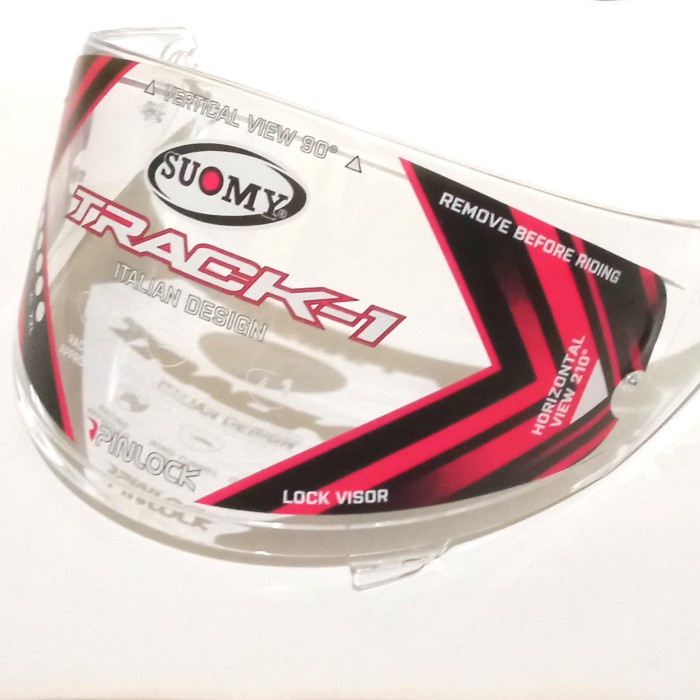 Jual Visor Helm Suomy Track 1 / Suomy Speedstar Clear | Shopee Indonesia