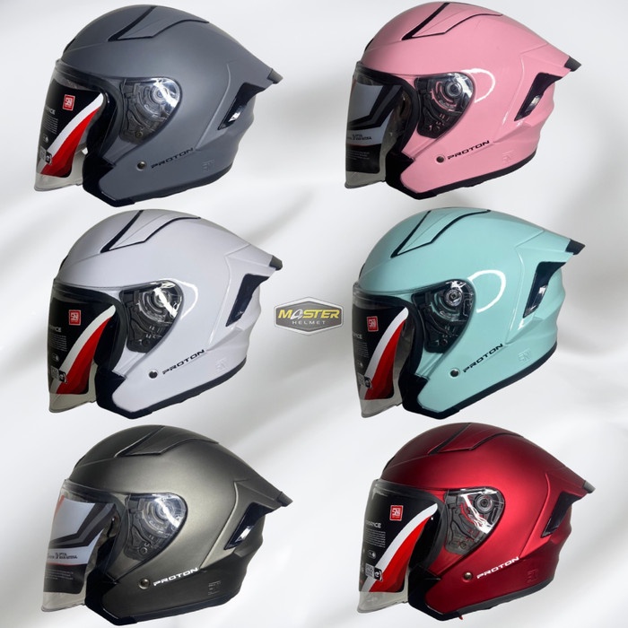 Jual Helm Hrv Proton Solid Sni Spoiler | Shopee Indonesia