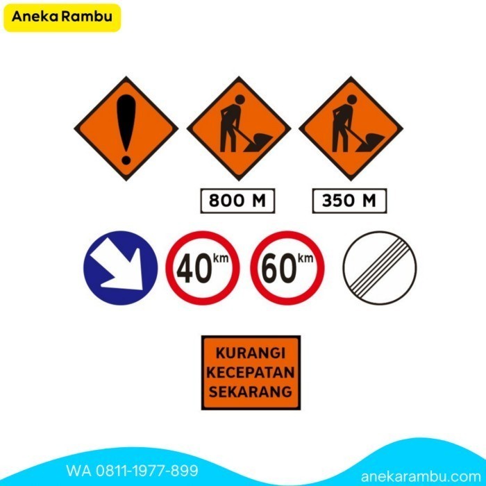 Jual Rambu Lalu Lintas Custom, Ukuran 90X90/D.90 Cm. Plat Acp 3Mm ...