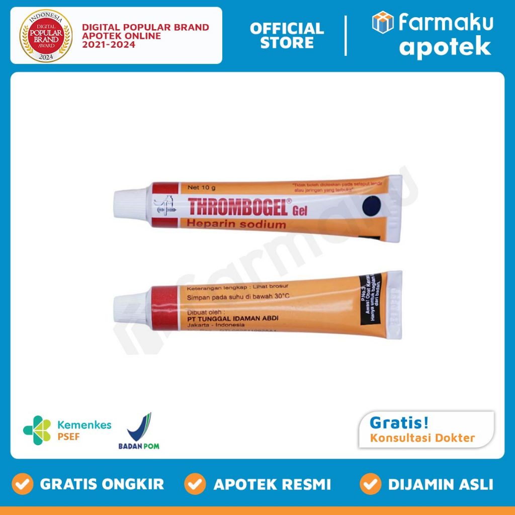Jual Thrombogel Gel 10 gr - BHL | Shopee Indonesia
