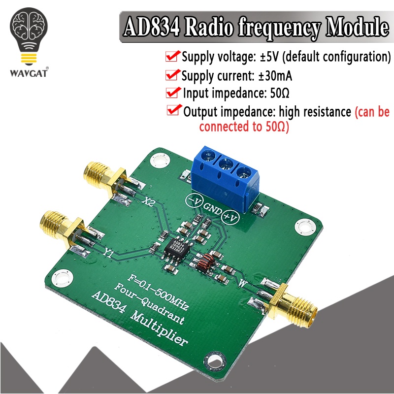 Jual VAMI AD834 Radio frequency Module DC-500MHZ Differential/Single ...
