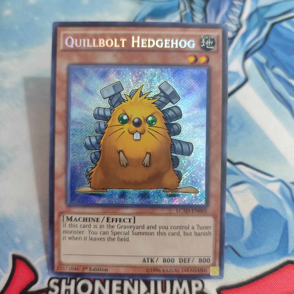 Jual yugioh quillbolt hedgehog LC5D secret rare original | Shopee Indonesia