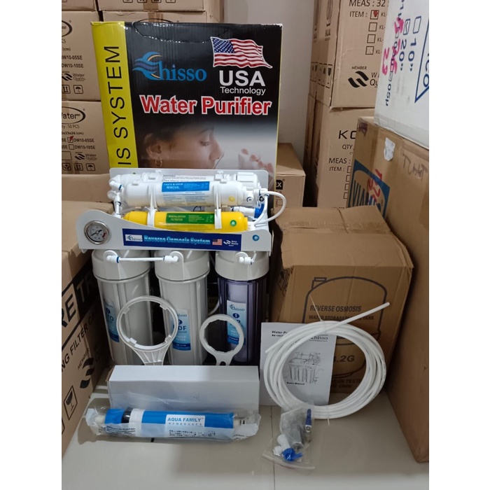 Jual Mesin Reverse Osmosis/ Ro Chisso 100 Gpd Tipe Standing | Shopee ...