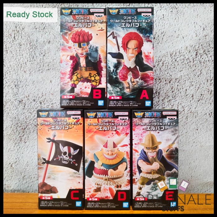 Jual WCF One Piece Elbaf Figure Japver Original (Shanks Kid Brogy Dorry ...