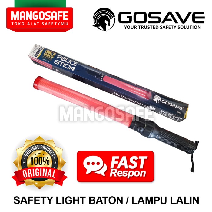 Jual GOSAVE Safety Light Traffic Baton / Stick Tongkat Lampu Parkir ...
