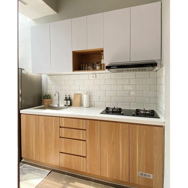Jual PROMO KITCHEN SET MODERN CUSTOM - HPL, Duco - HPL, Melamin ...