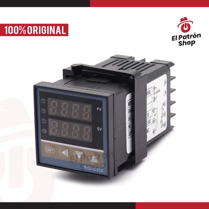 Jual PID Rex C100 Temperature Thermostat Thermocouple Controller Output SSR | Shopee Indonesia