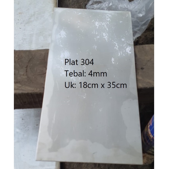 Jual Plat 304 Tebal: 4mm (0,4cm) Custom Ukuran Koeak Persegi Lingkaran ...