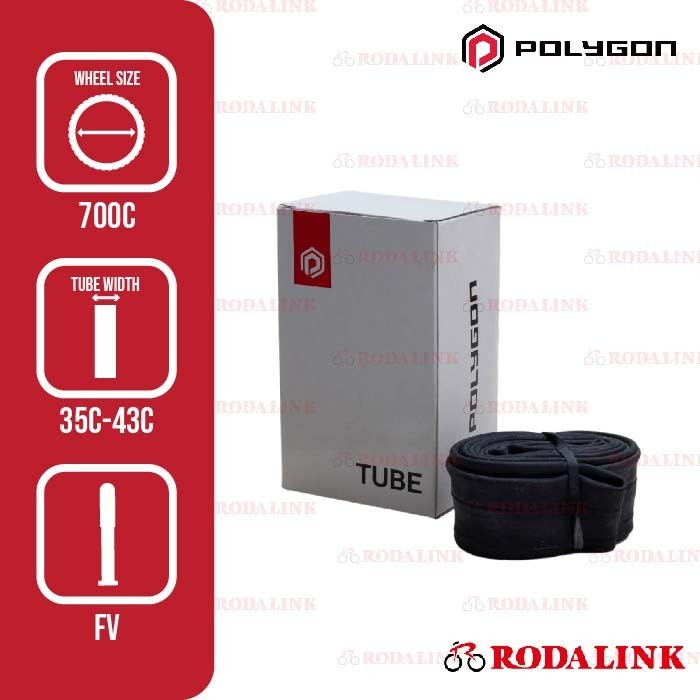 Jual Polygon Ban Dalam Sepeda Gravel Touring 700 X 35C-43C FV48 | Shopee Indonesia