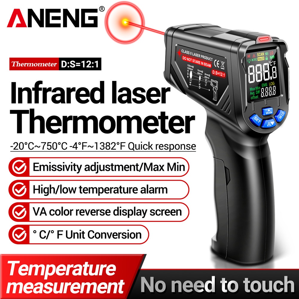 Jual ANENG Thermometer Infrared Laser Digital - TH06 | Shopee Indonesia