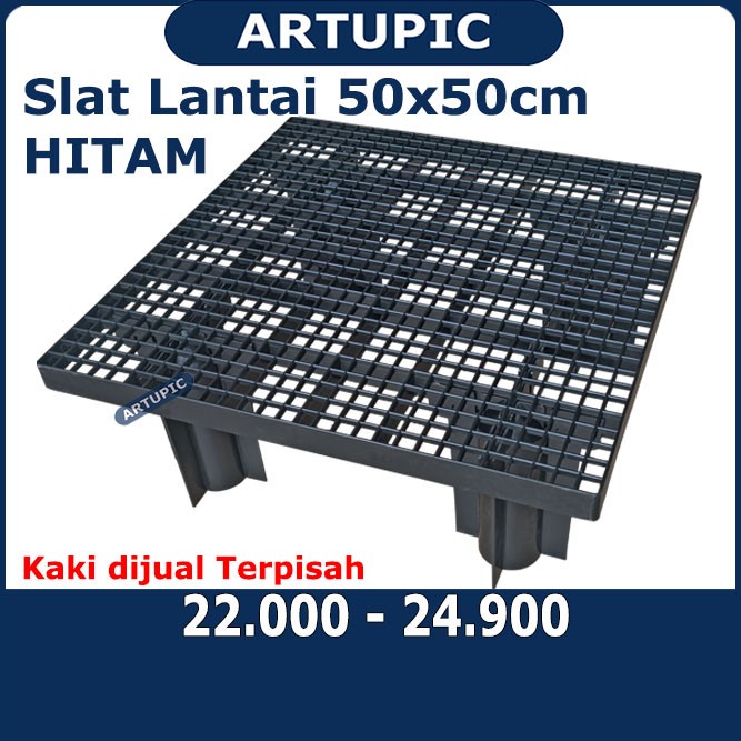 Jual TERPERCAYA Slat Lantai 50cm Alas Kandang Ayam HITAM Plastik Tatakan Kambing Domba | Shopee ...