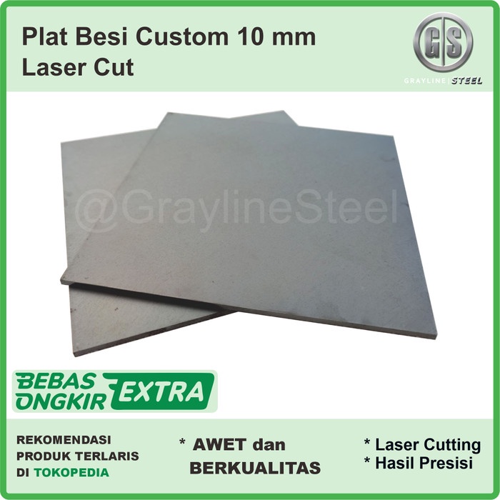 Jual PREMIUM Plat Besi Custom - 10 mm - Laser Cut | Shopee Indonesia