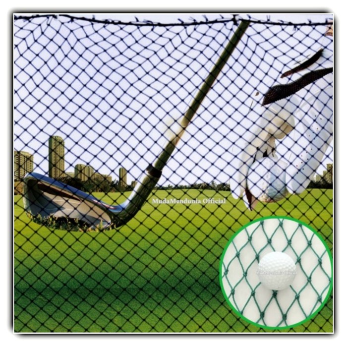 Jual PREMIUM net driving golf/jaring golf cage 3m x 3m | Shopee Indonesia