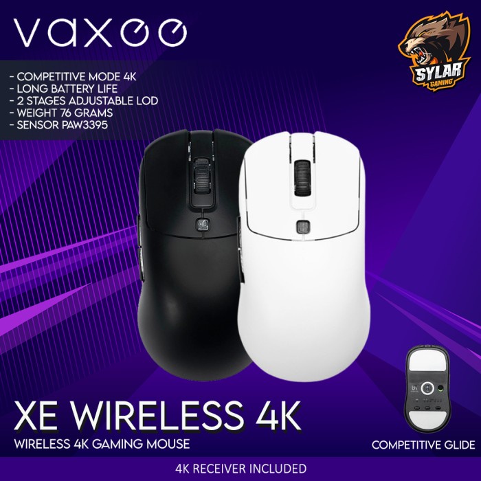Jual Vaxee XE Wireless 4K Gaming Mouse Unit Baru - Garansi Resmi ...