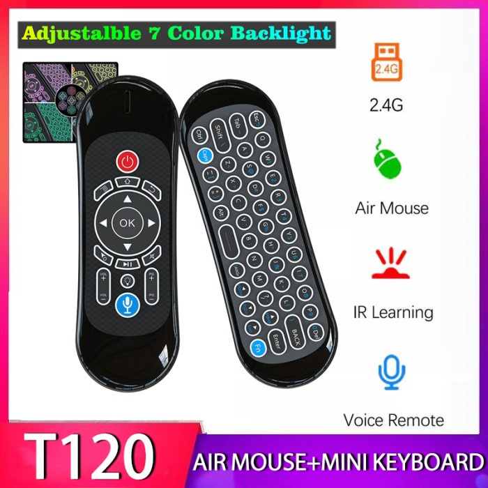 Jual Rechargeable Air Mouse Air Remote Control USB IR Mouse Mini ...