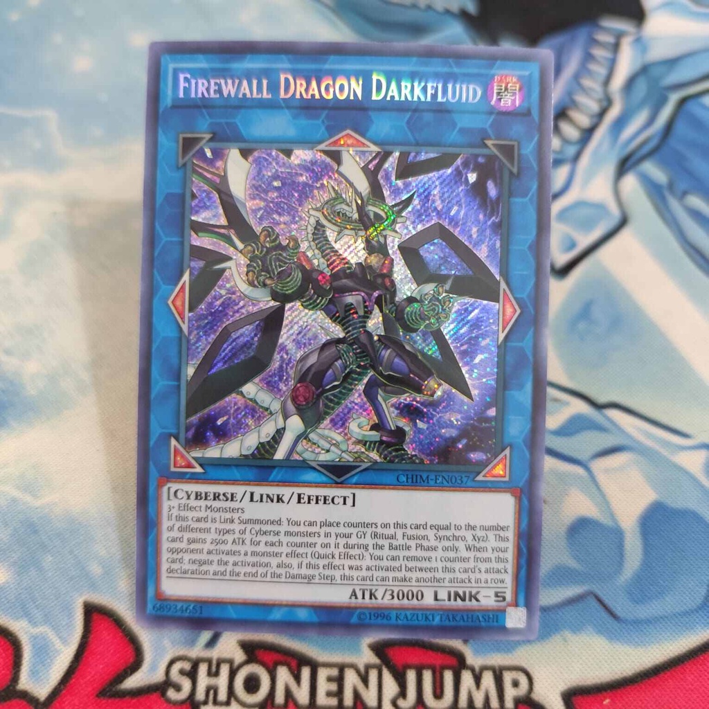 Jual yugioh firewall dragon darkfluid CHIM secret rare original | Shopee Indonesia