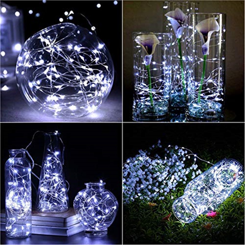 Jual 12Pcs/Lot Micro Led Fairy Lights Cr2032 Button Battery Operated 2M ...