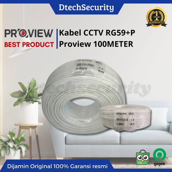 Jual Kabel CCTV Rg59+P Proview 100m\Kabel Proview 100m Best Product ...