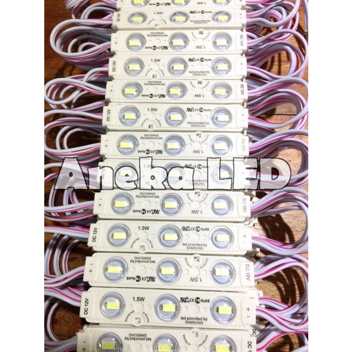 Jual Modul 5630 3 LED Lensa Tipe 6516 Putih (100 pcs) | Shopee Indonesia