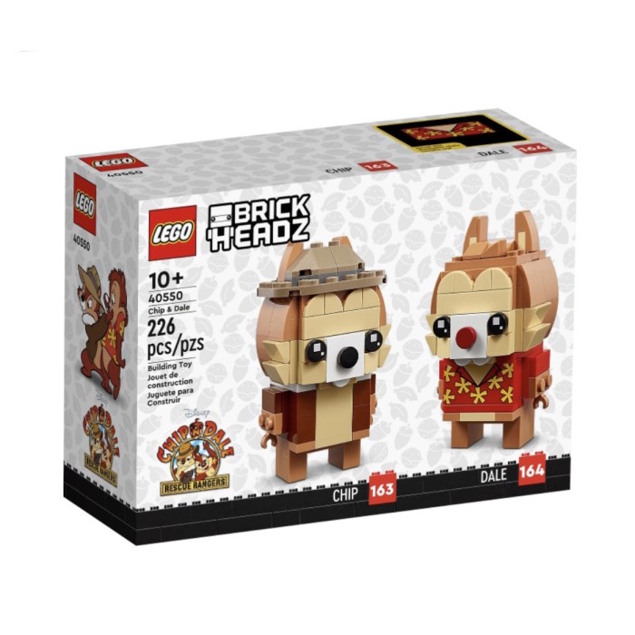 Jual Lego 40550 Brick Headz Disney Chip & Dale Rescue Rangers | Shopee ...