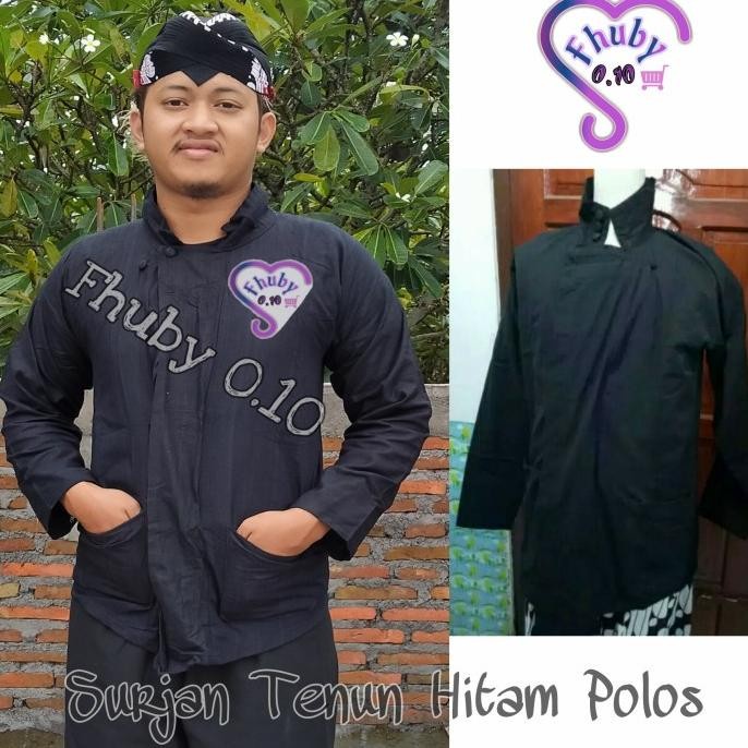 Jual KOMPLIT SURJAN TENUN HITAM / SURJAN HITAM / BAJU ADAT NUSANTARA ...