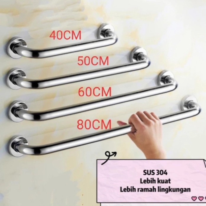 Jual Handle Bathtub / Pegangan Kamar Mandi Stainless / Grib Bar | Shopee Indonesia