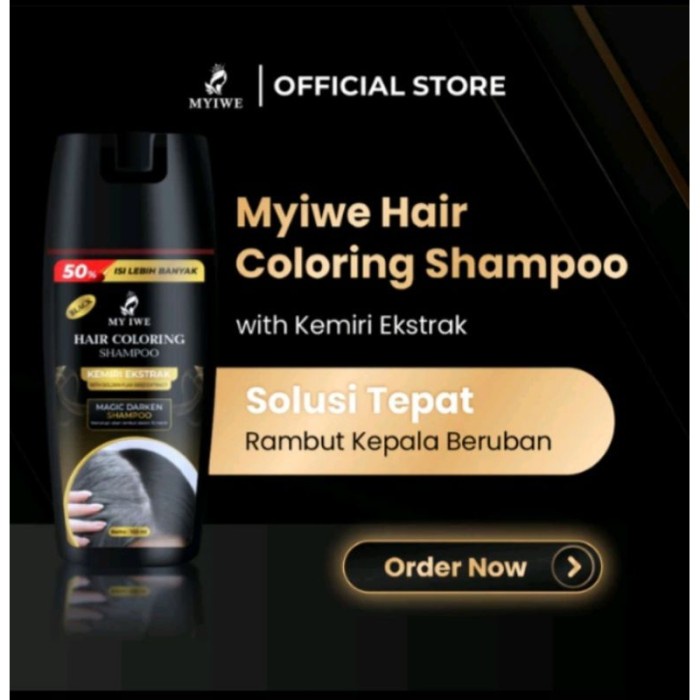 Jual Shampoo Uban Halal My Iwe Shampoo Penutup Uban (150Ml) | Shopee ...