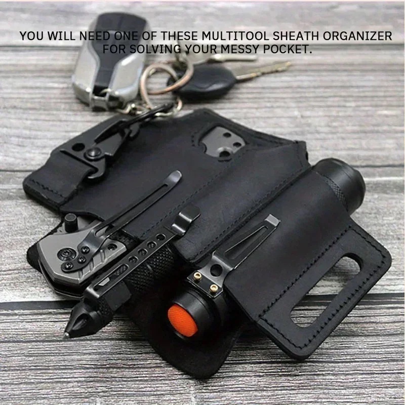 Jual EDC tactical tool holster, retro outdoor tool belt bag, sports ...