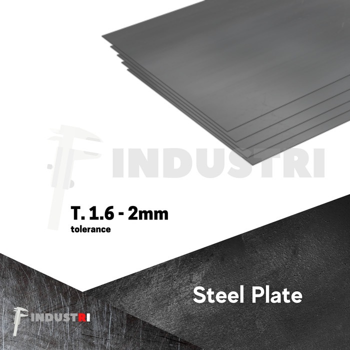 Jual Plat Besi 2mm kelipatan 10cm x 10cm Steel Plate custom potongan ...