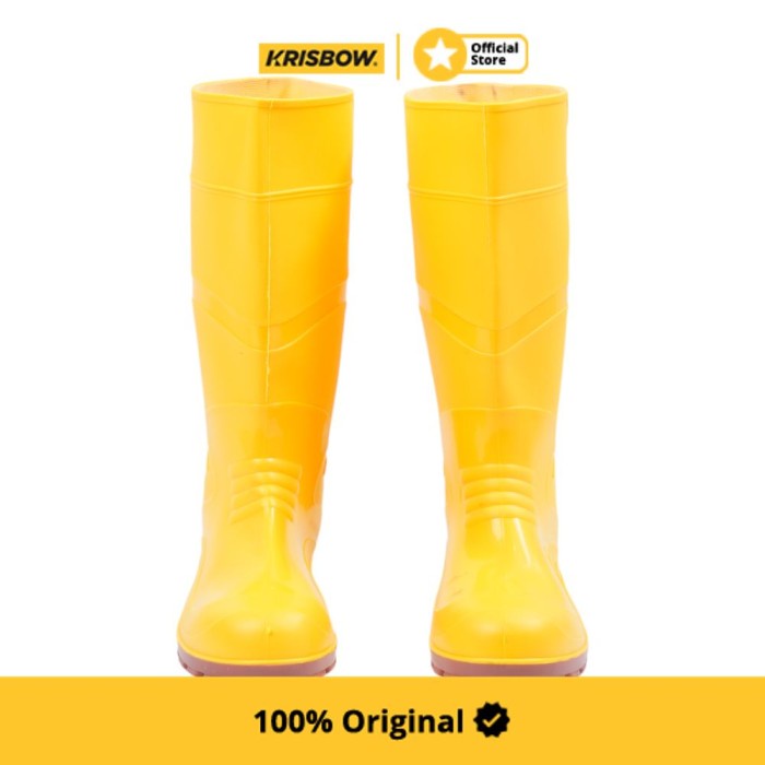 Jual Krisbow Ukuran 43 Sepatu Boots Pengaman Toecap K3L - Kuning Sepatu ...
