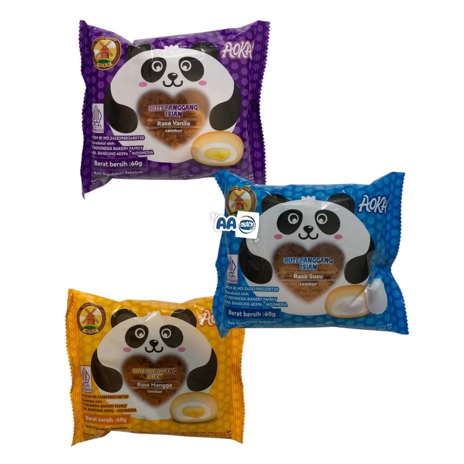 Jual ROTI AOKA PANDA ISI 10 (DIKIRIM RANDOM) | Shopee Indonesia