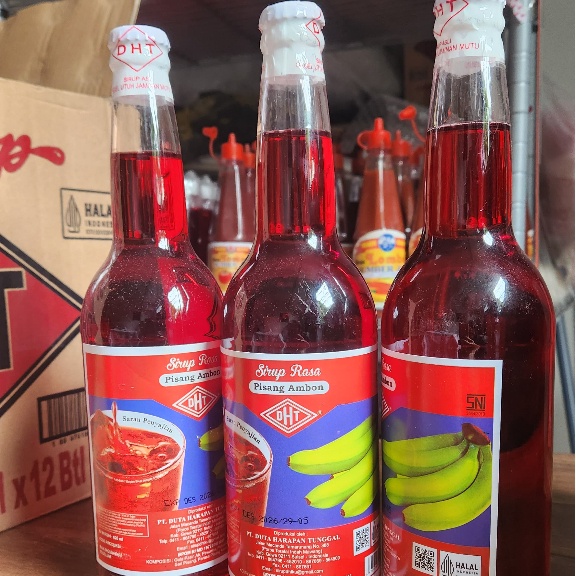 Jual Sirup DHT Makassar Pisang Ijo 620 ml kemasan asli sirup merah ...