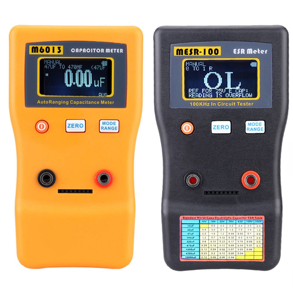 Jual MESR-100/M6013 ESR Capacitance Ohm Meter Professional Capacitance ...