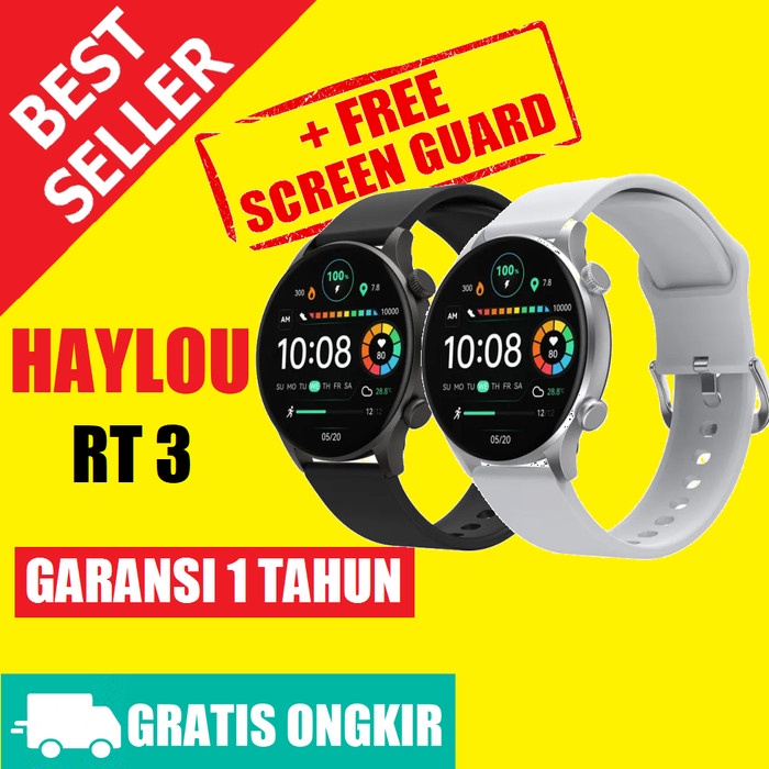 Jual HAYLOU RT3 SOLAR PLUS 105 AMOLED SMARTWATCH JAM TANGAN WATCH SMART ...