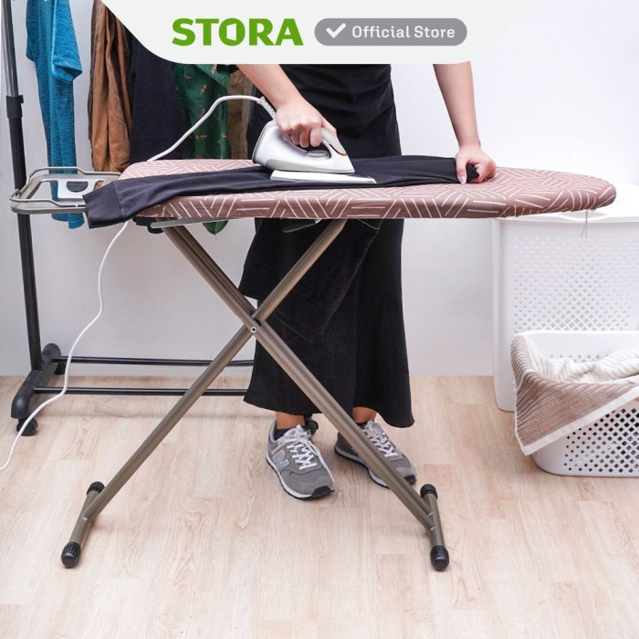 Jual Stora Meja Setrika Lipat Hexagon Pattern 1338 - CokelatPapan ...
