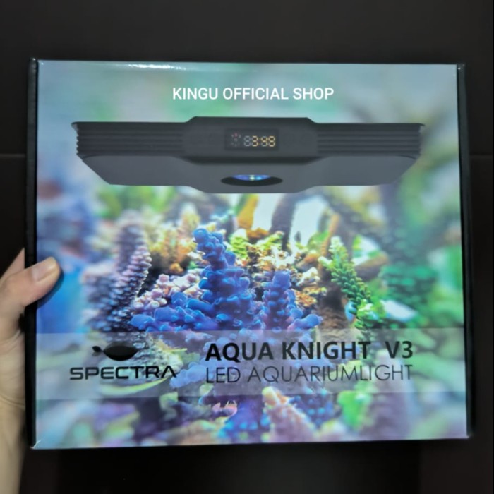 Jual LAMPU SPECTRA Aqua Knight V3 (60 watt full spectrum) Lampu LED ...